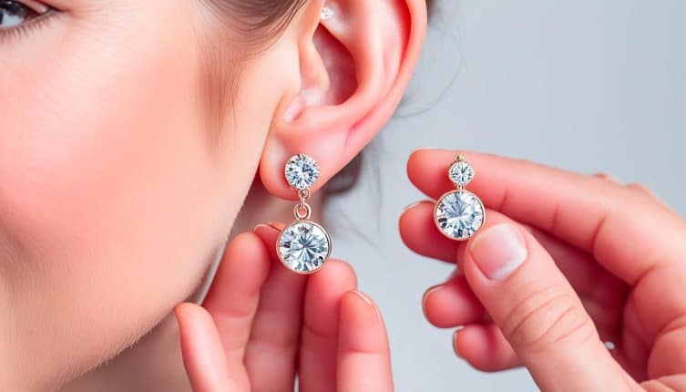 how to take off earrings with safety back