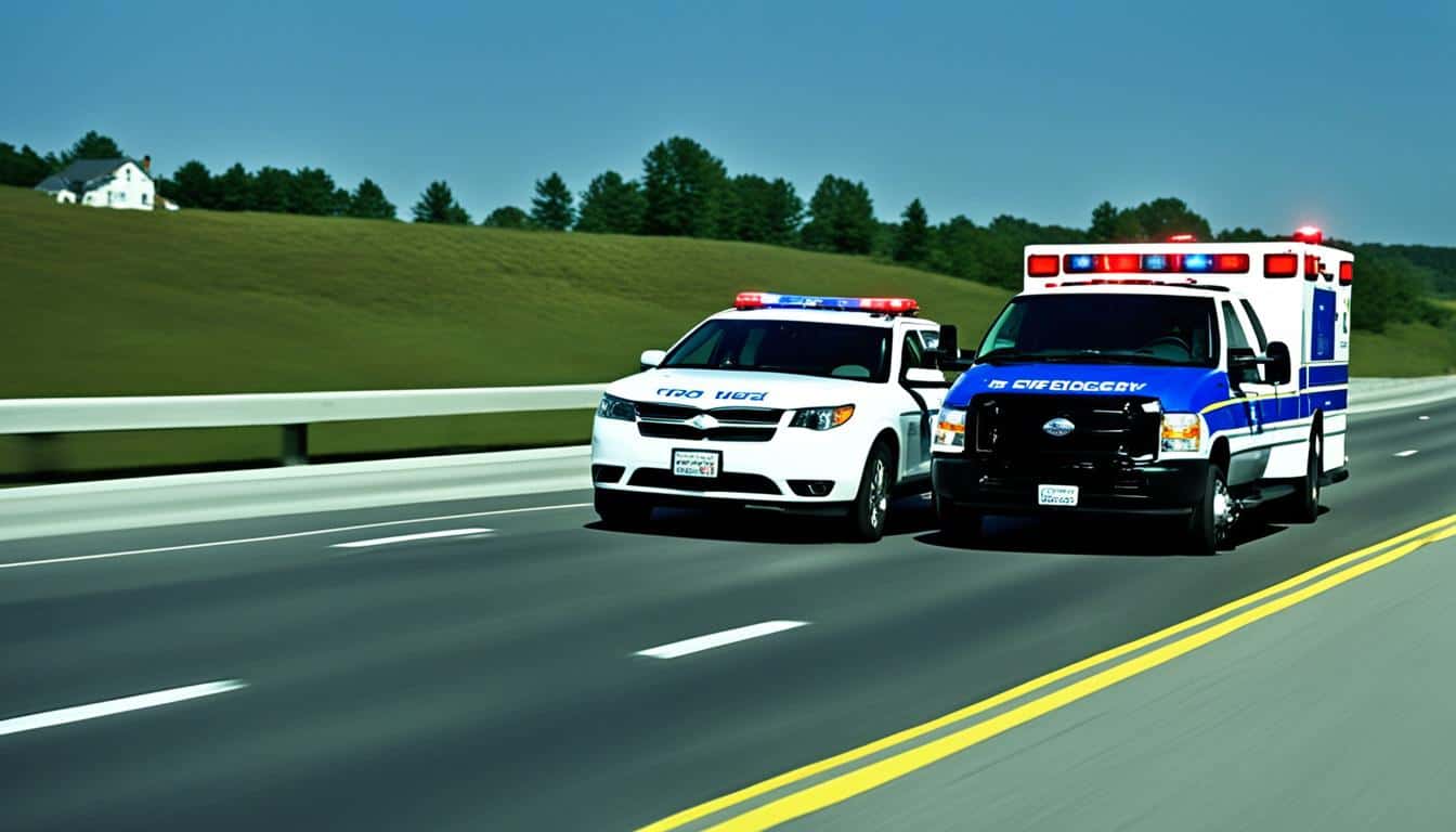 when an emergency vehicle sounds its sirens or uses a flashing light, you