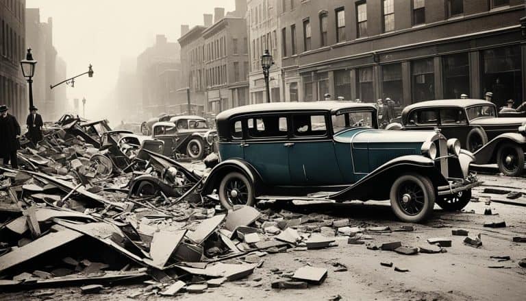 when was the first car accident